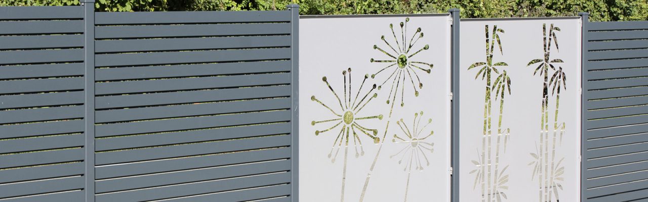 Aluminium-Sichtschutz | Zaunbau Fuehrle